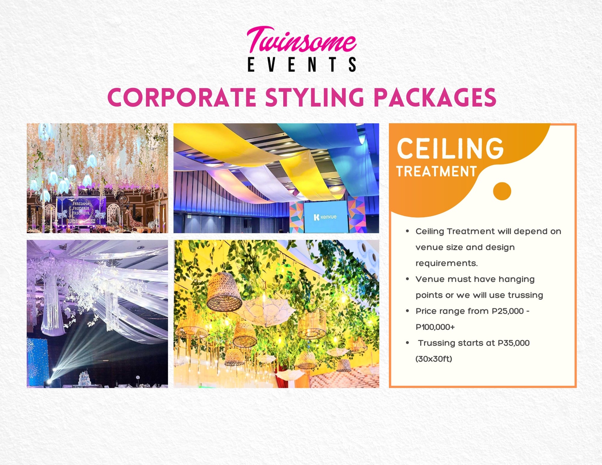 Event Styling for Corporate – eventrentalsph